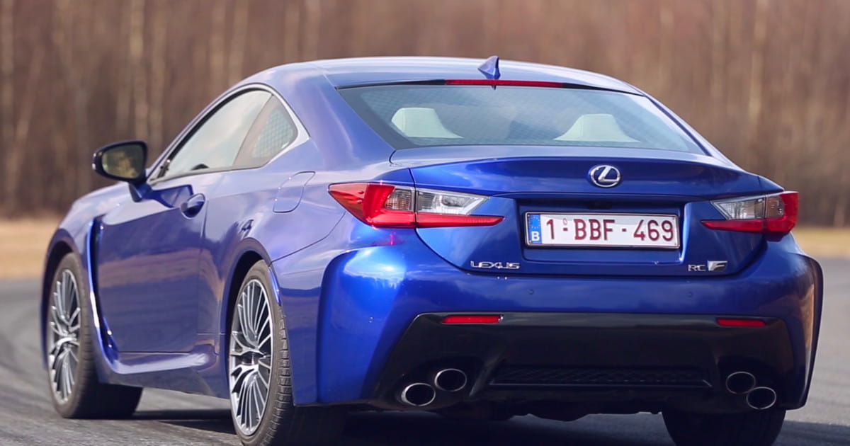 Lexus RCF, le coupé sport authentique - The Good Life