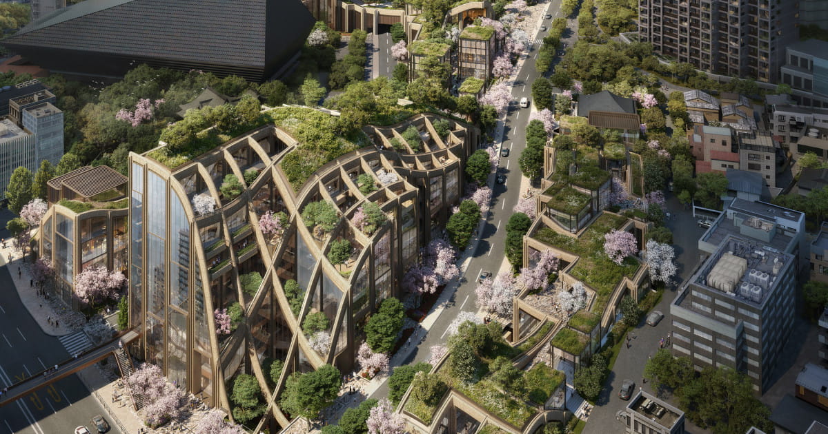 Tokyo : un building multifonctions et détonnant par le studio Heatherwick